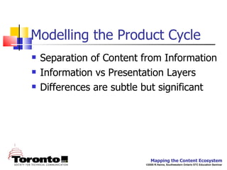 Mapping the content ecosystem | PPT