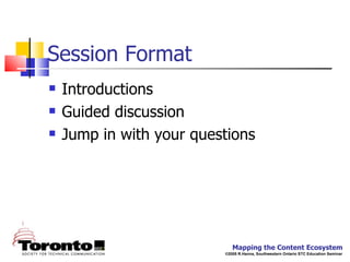 Mapping the content ecosystem | PPT | Technology & Computing