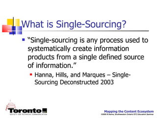 Mapping the content ecosystem | PPT