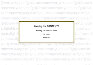 Mapping the contexts | PPT