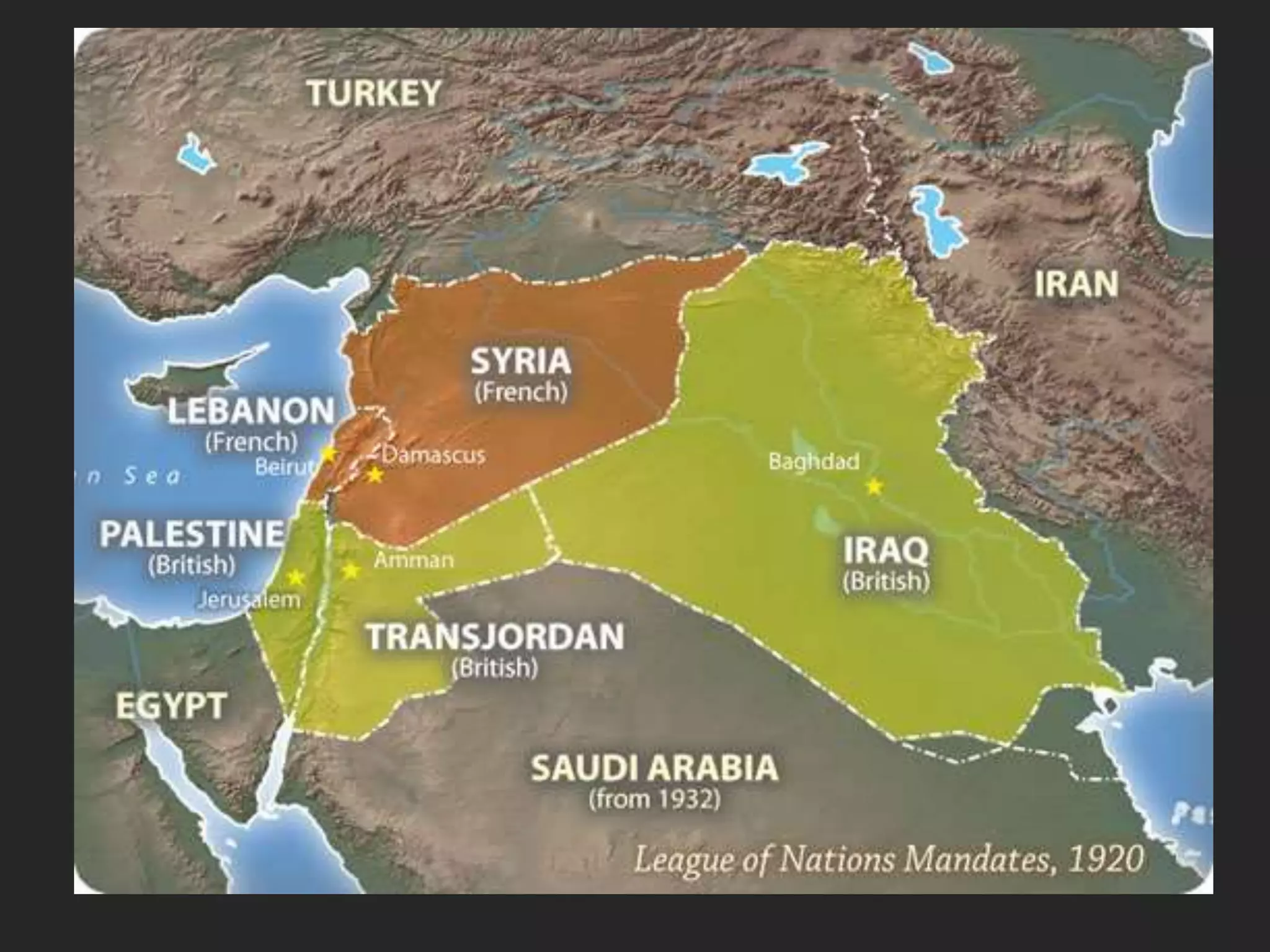 Mapping the middle east | PPTX