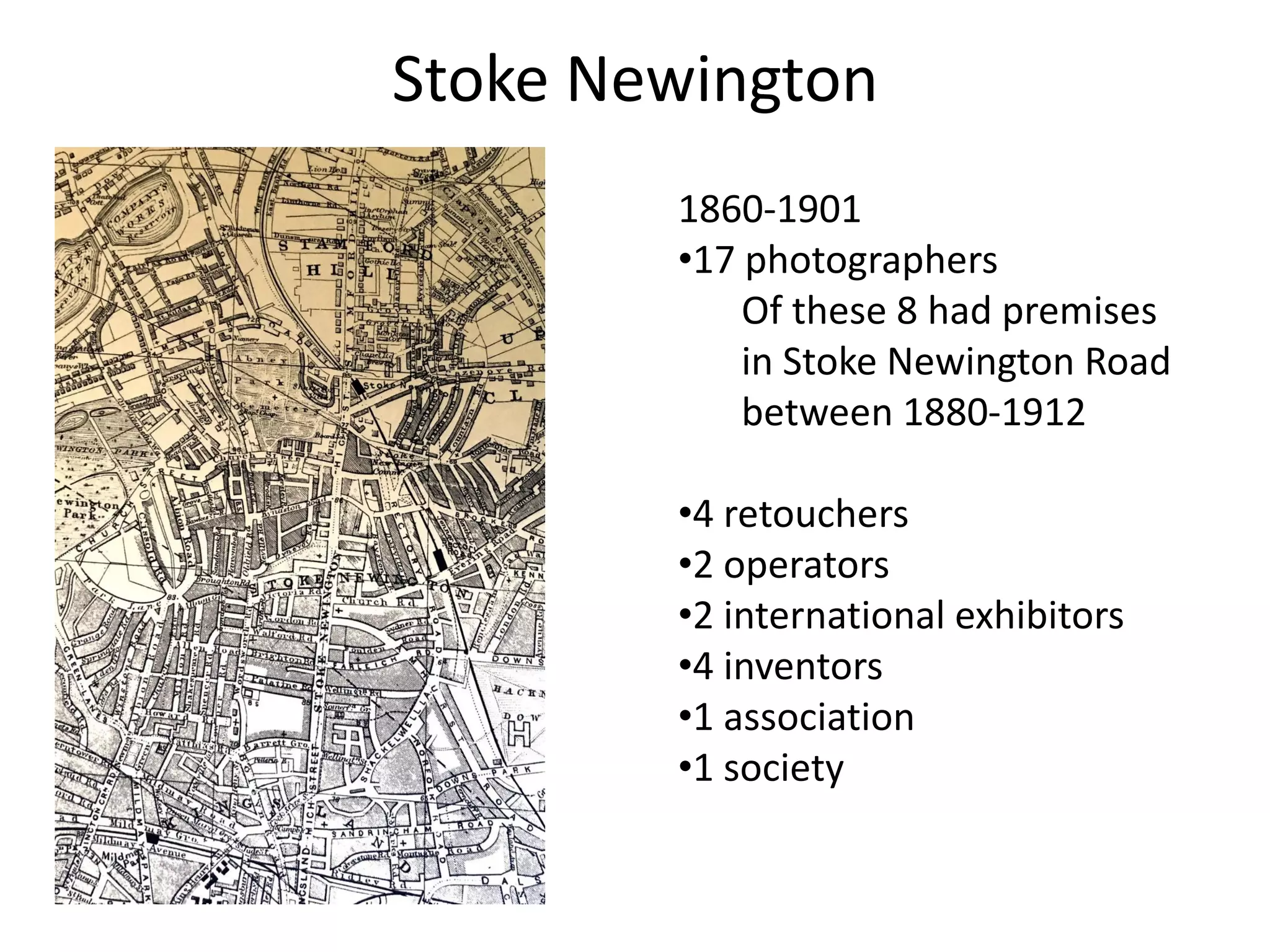 Mapping the photography profession in Victorian Stoke Newington | PDF