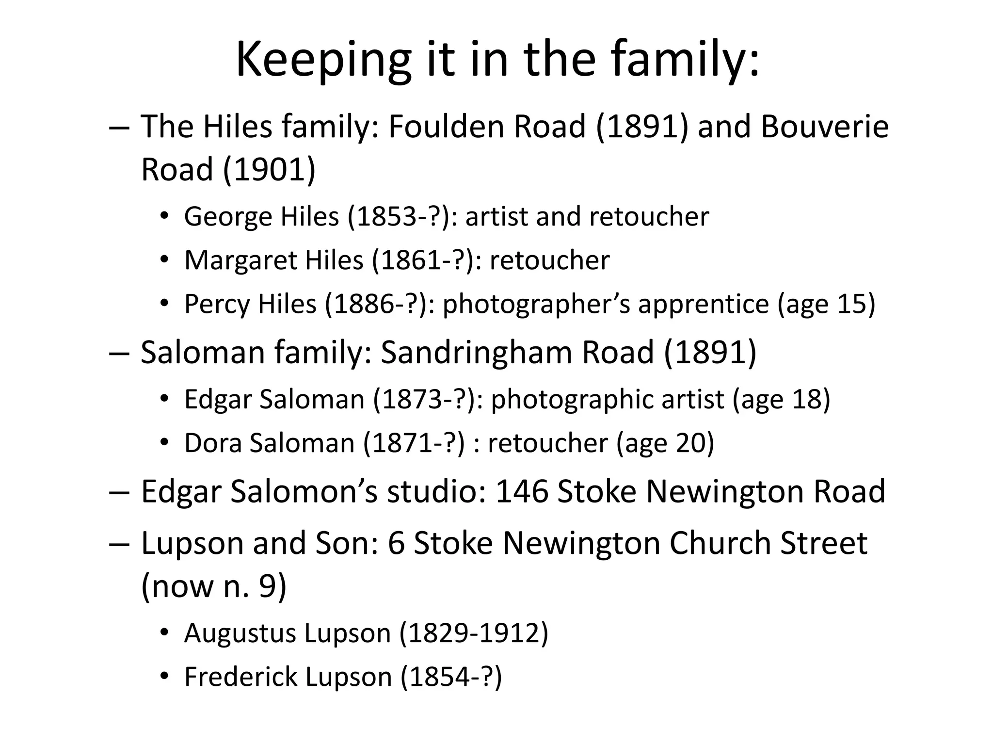 Mapping the photography profession in Victorian Stoke Newington | PDF