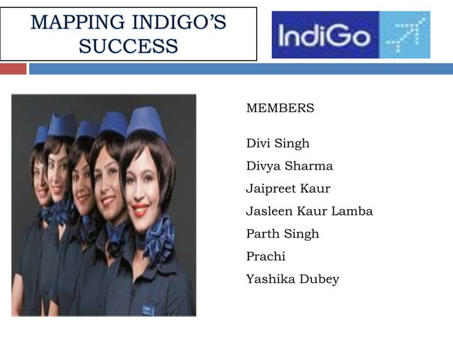 Mapping the success of indigo airlines. | PPTX | Air Travel | Travel Type