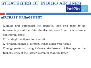 Mapping the success of indigo airlines. | PPTX