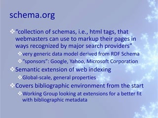 Mapping FRBR, ISBD, RDA, and other namespaces to DC for interoperability | PPT