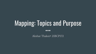 Mapping of Topics and Purpose in communication skills syllabus.pptx