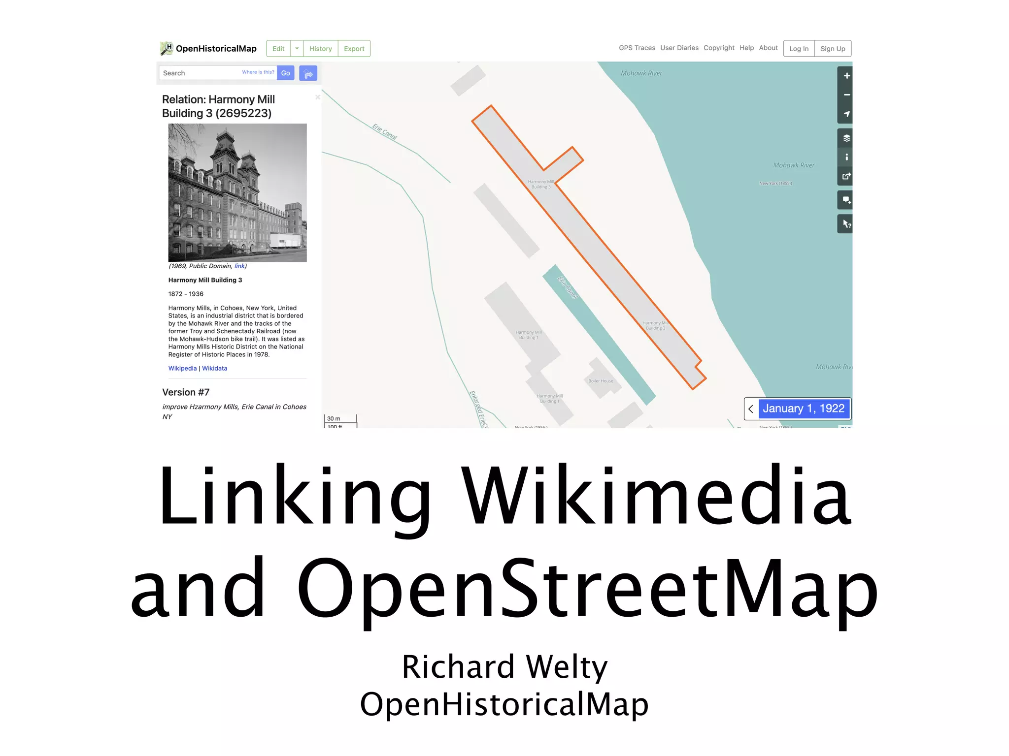 Linking Wikimedia and OpenStreetMap | PPT