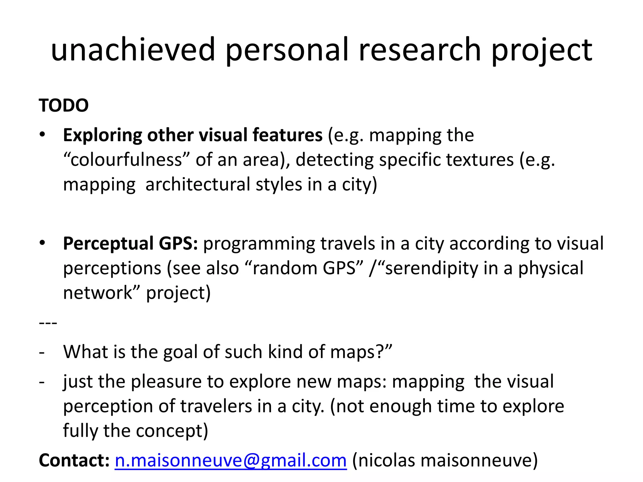 Mapping Visual Perceptions using Google Street View | PPT
