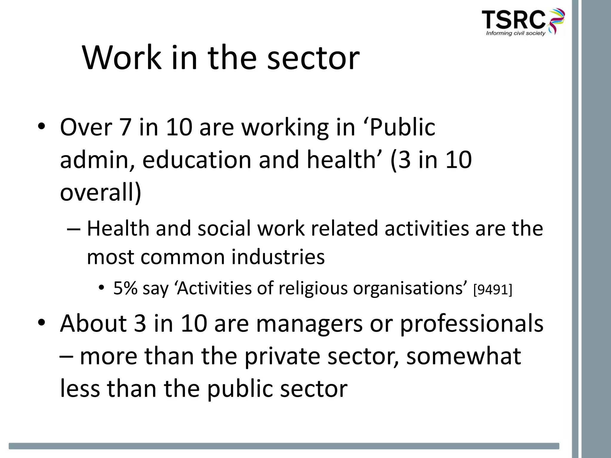 Mapping what we know about the third sector, steve mc kay | PPTX