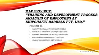MAP PPT summer internship projext that done by my five member | PPT
