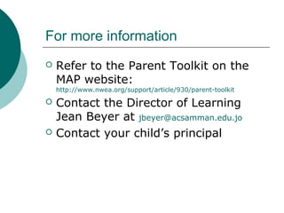 Map ppt for parents 5.2013