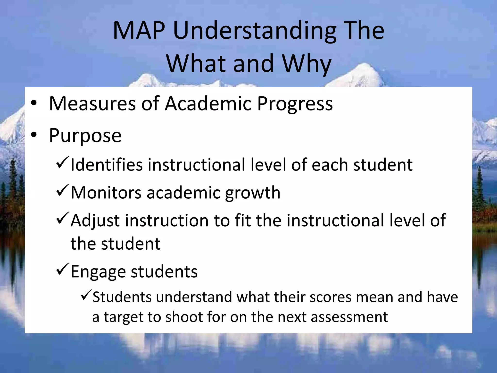NWEA MAP Presentation: Palmer Park Preparatory Academy Mrs. Davis | PPTX