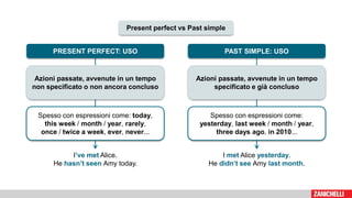 Past simple and present perfect in contrast. | PPTX