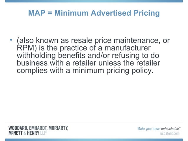 MAP Pricing Policies | PPT