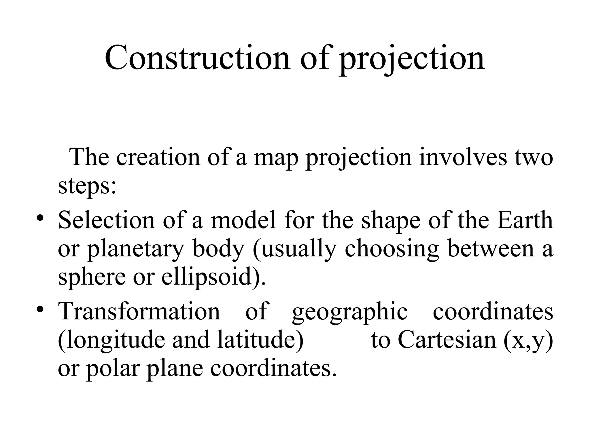 Map projection | PPT