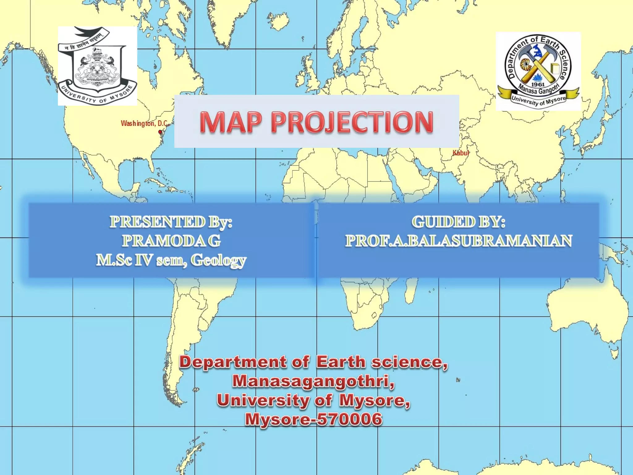 Map projection | PPT