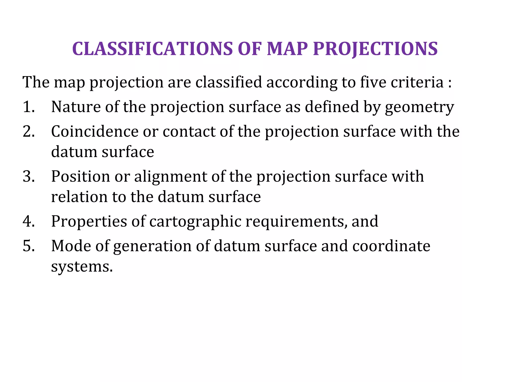 Map projection | PPT