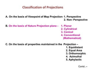 Map projection | PPT | 3-D Graphics | Computer Software and Applications