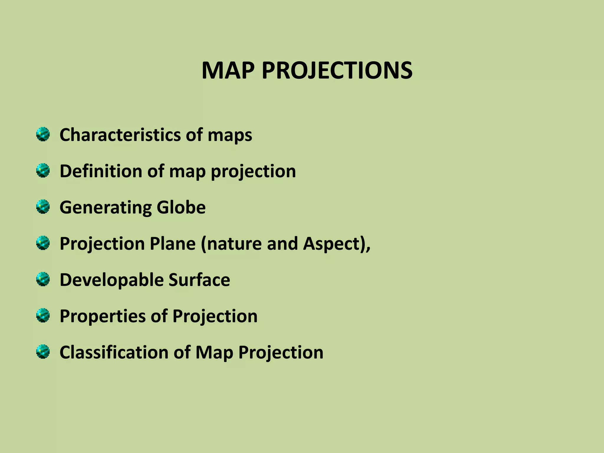 Map projection | PPT