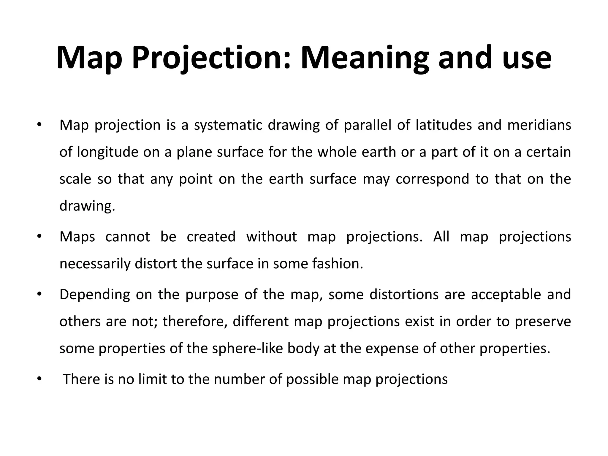 Map projection | PPTX