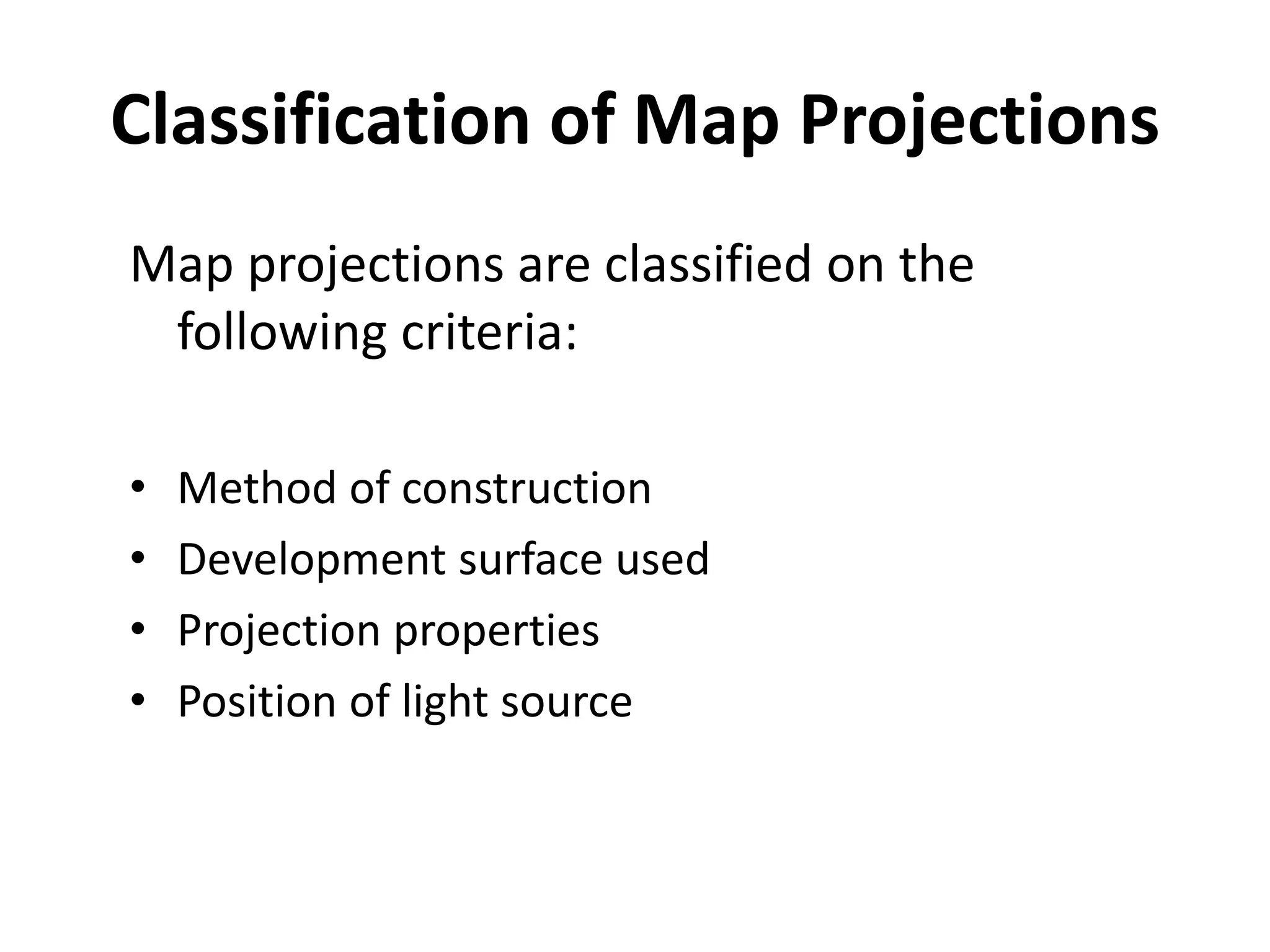 Map projection | PPTX