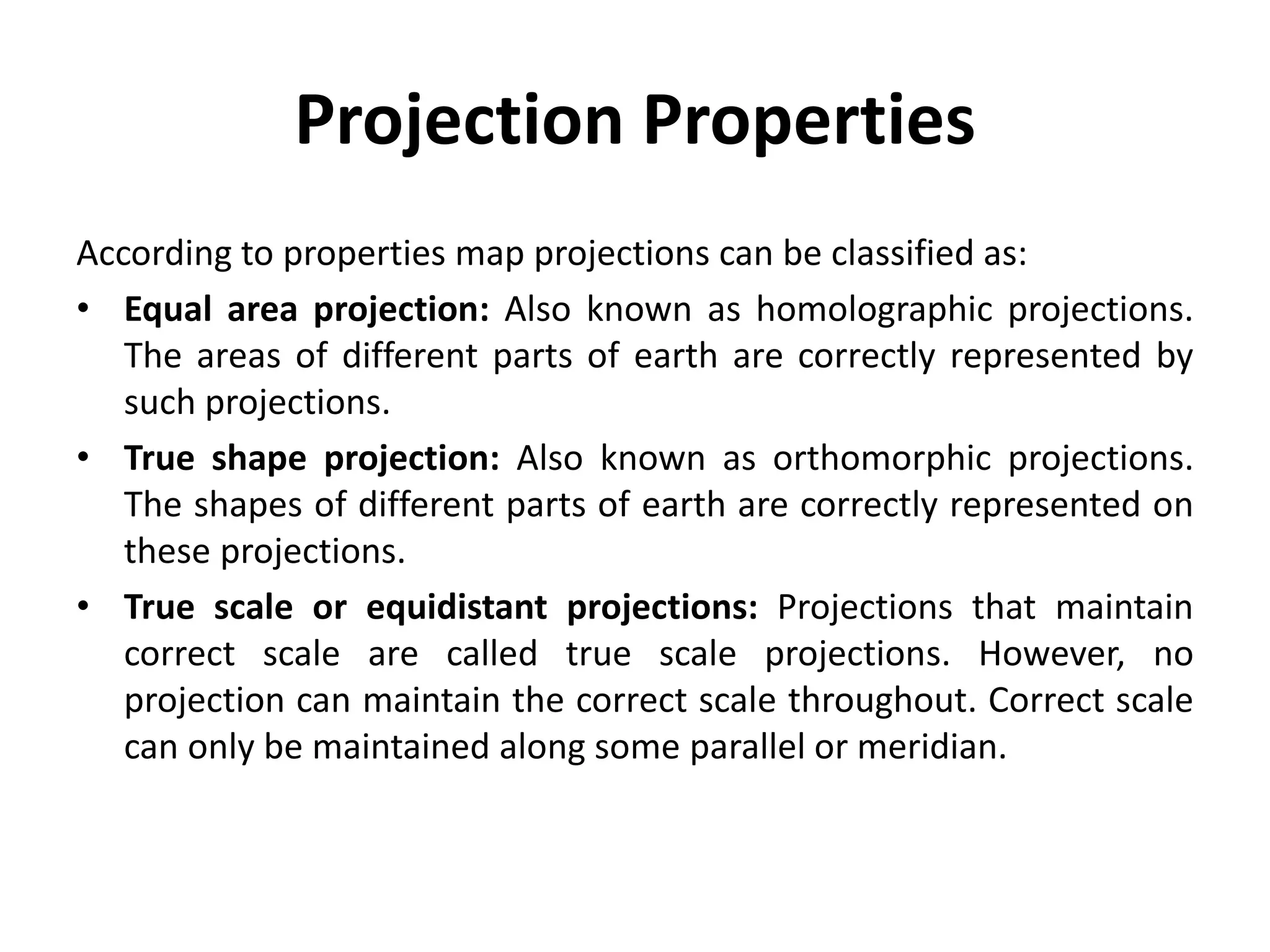 Map projection | PPTX