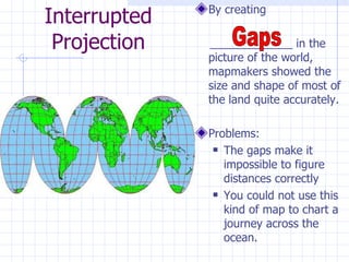 Map Projections | PPT | 3-D Graphics | Computer Software and Applications