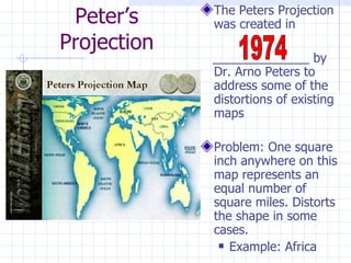 Map Projections | PPT | 3-D Graphics | Computer Software and Applications