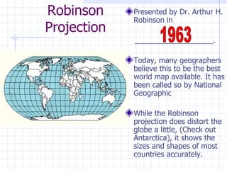 Map Projections | PPT | 3-D Graphics | Computer Software and Applications