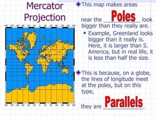 Map Projections | PPT | 3-D Graphics | Computer Software and Applications
