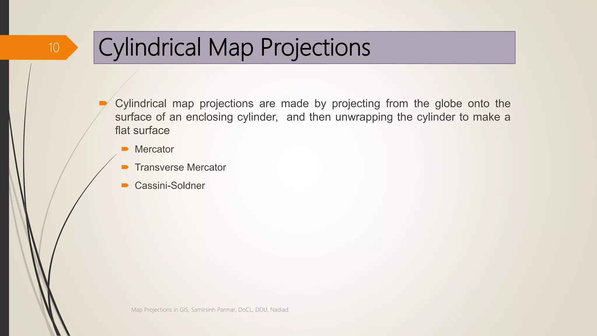 MAP PROJECTION IN GIS.pptx