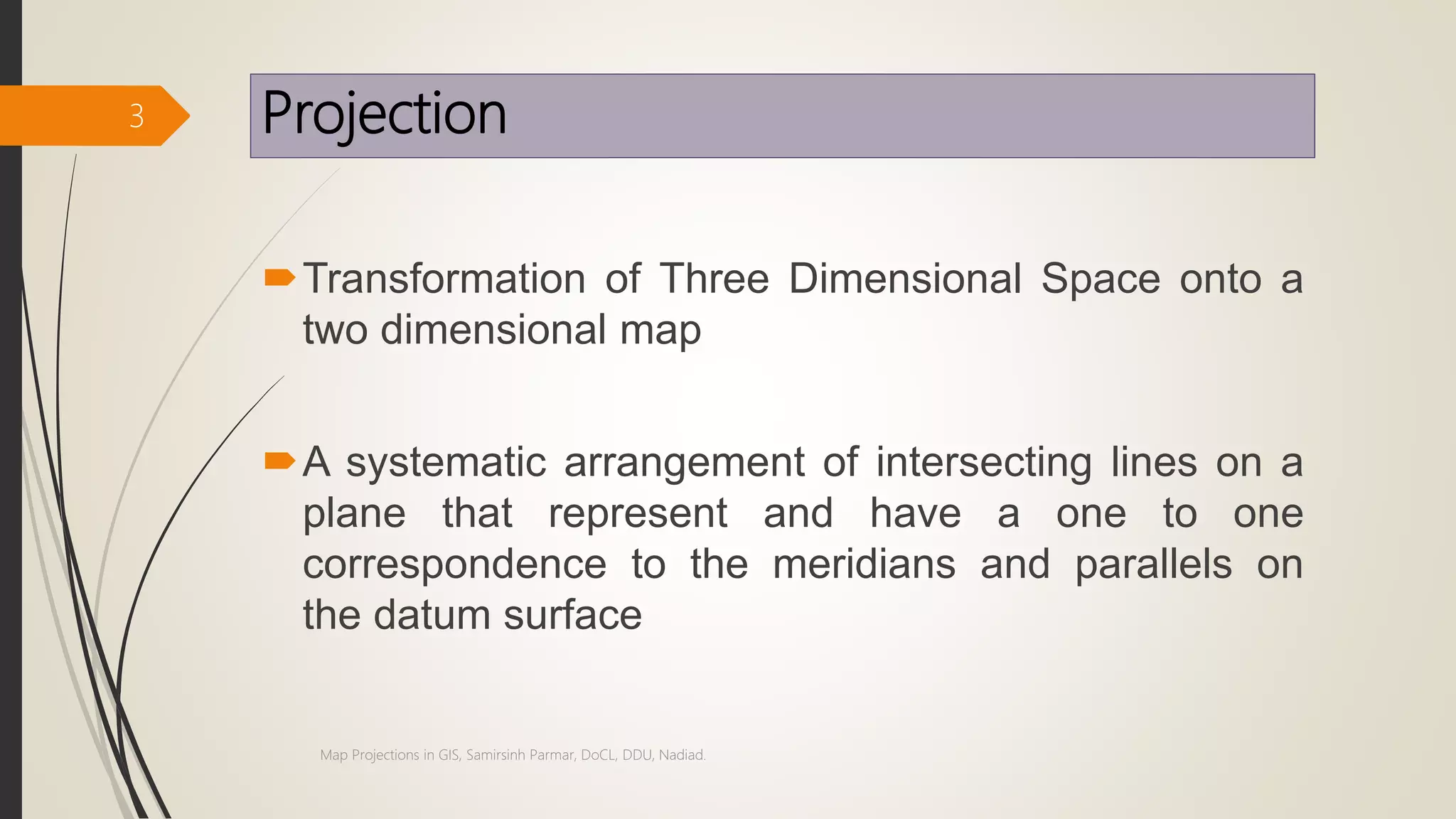 MAP PROJECTION IN GIS.pptx