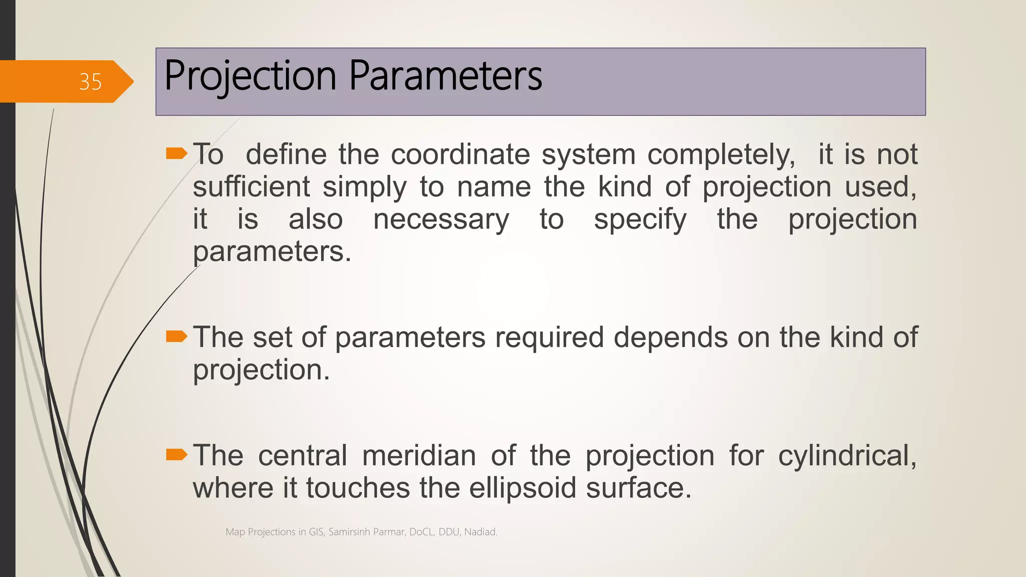 MAP PROJECTION IN GIS.pptx