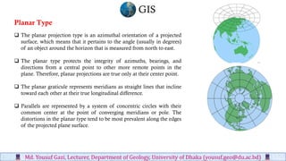 Map projection md. yousuf gazi | PPT
