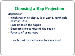 Map projections | PPTX