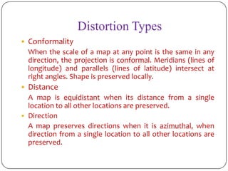Map projections | PPTX