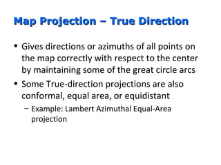 Map projections | PPT