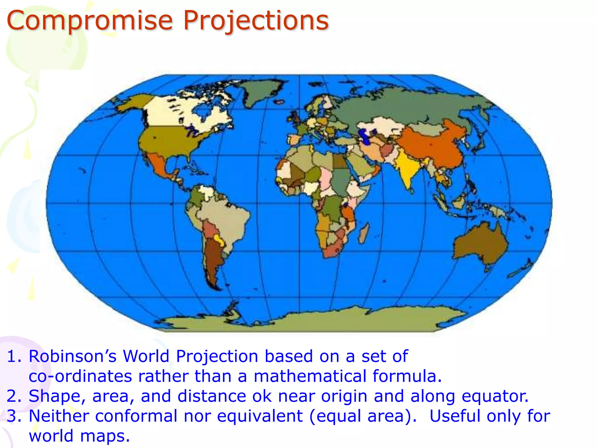 Map Projections ―concepts, classes and usage | PPT | 3-D Graphics | Computer Software and ...
