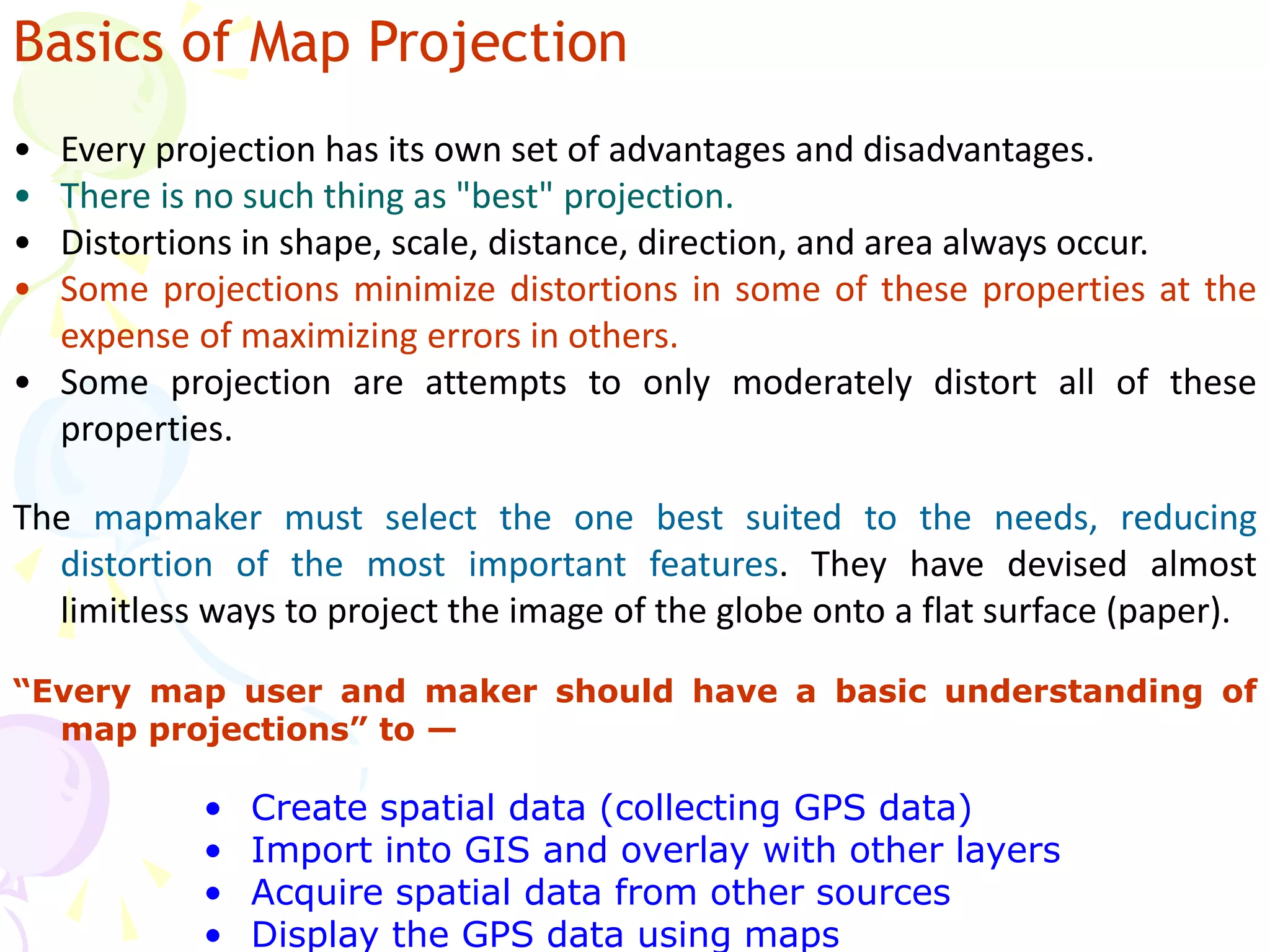Map Projections ―concepts, classes and usage | PPT