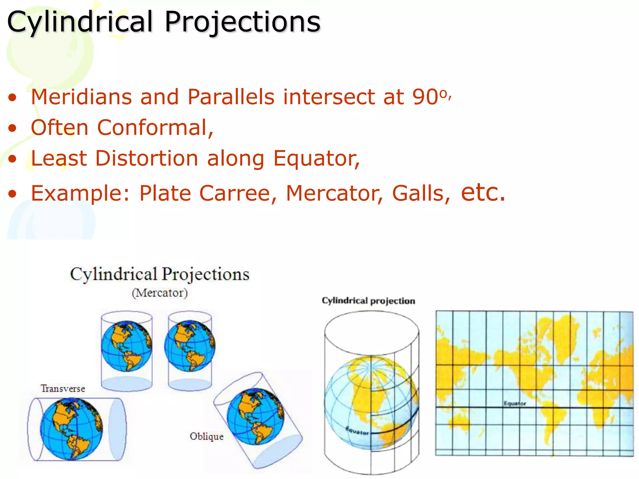 Map Projections ―concepts, classes and usage | PPT