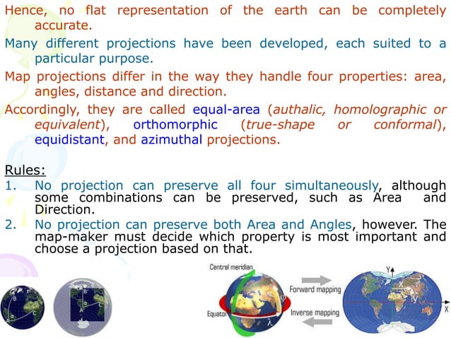 Map Projections ―concepts, classes and usage | PPT | 3-D Graphics | Computer Software and ...