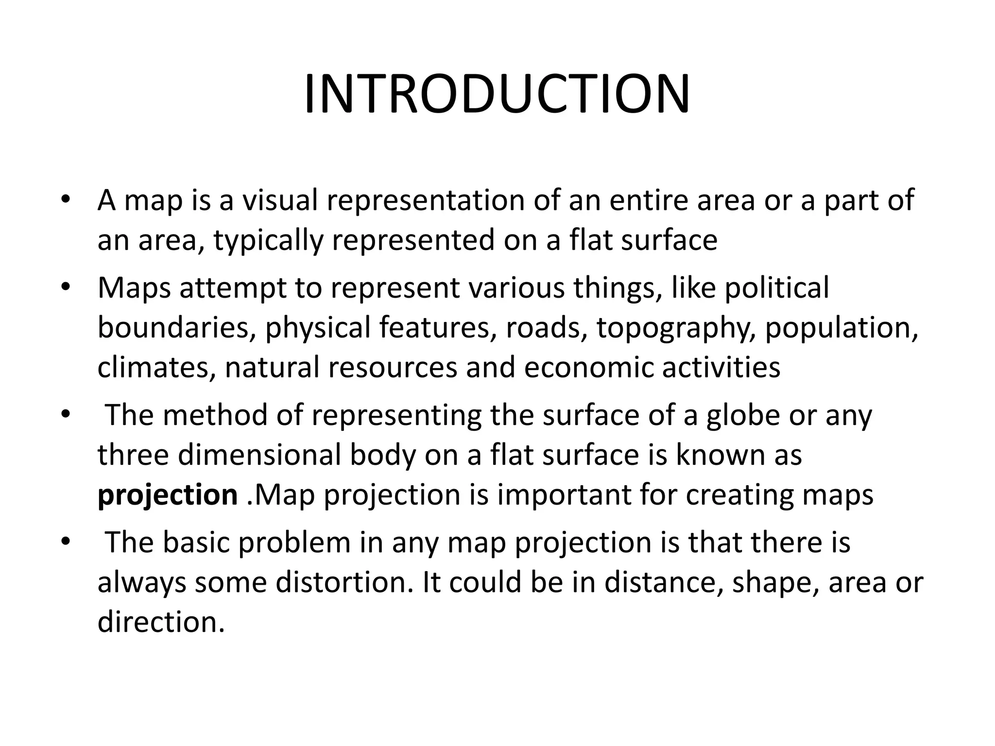 MAP PROJECTION | PPT