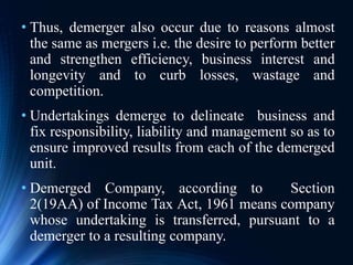DEMERGER OF COMPANY | PPTX