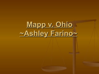 Mapp v ohio | PPT