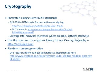 Securing Hadoop - MapR Technologies | PPT