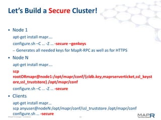 Securing Hadoop - MapR Technologies | PPT
