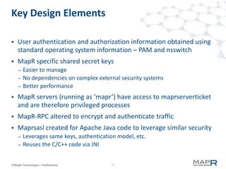 Securing Hadoop - MapR Technologies | PPT