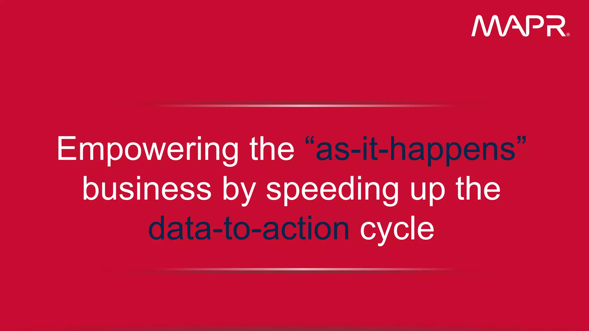 MapR Streams and MapR Converged Data Platform | PPTX