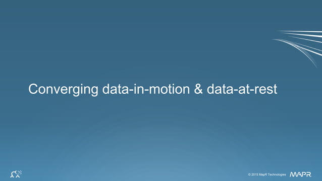 MapR Streams and MapR Converged Data Platform | PPTX